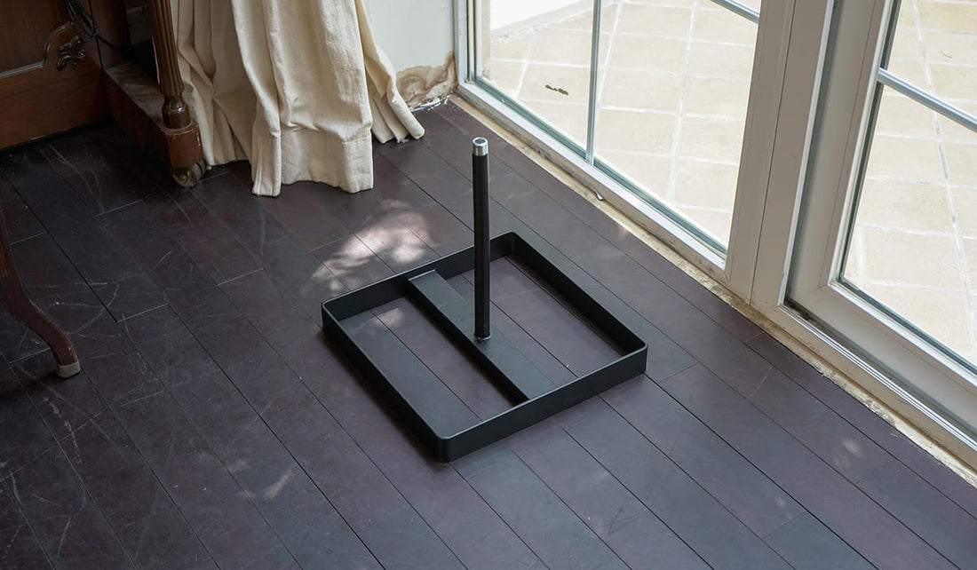 Metal Square Base For Garden Wind Spinners | Cyan Oasis