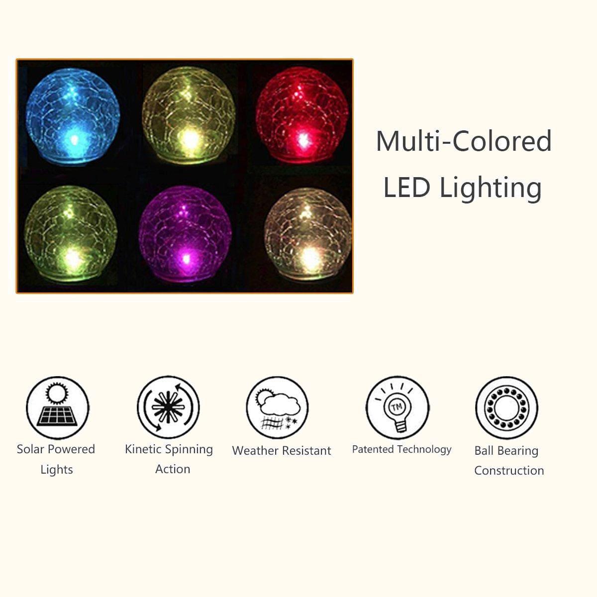 Replacement Light for Solar Light Wind Spinners – Cyan Oasis