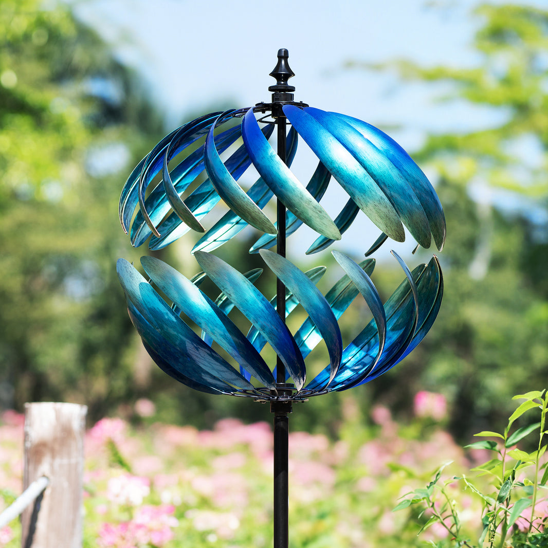 Shop Deals For Metal Garden Wind Spinner | Cyan Oasis