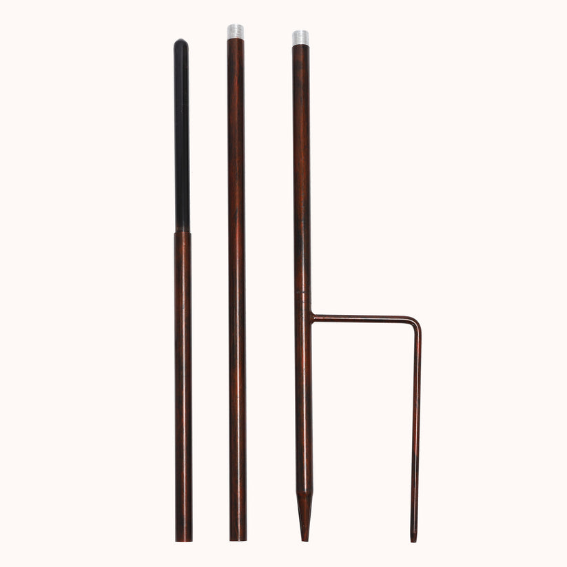 Garden Wind Spinner Replacement Poles 71 in., with 3 adjustable Rods ...